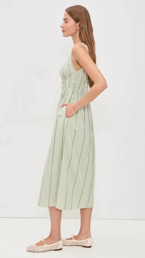 ellie nap dress green jacquard The Ellie Nap Dress main image 0