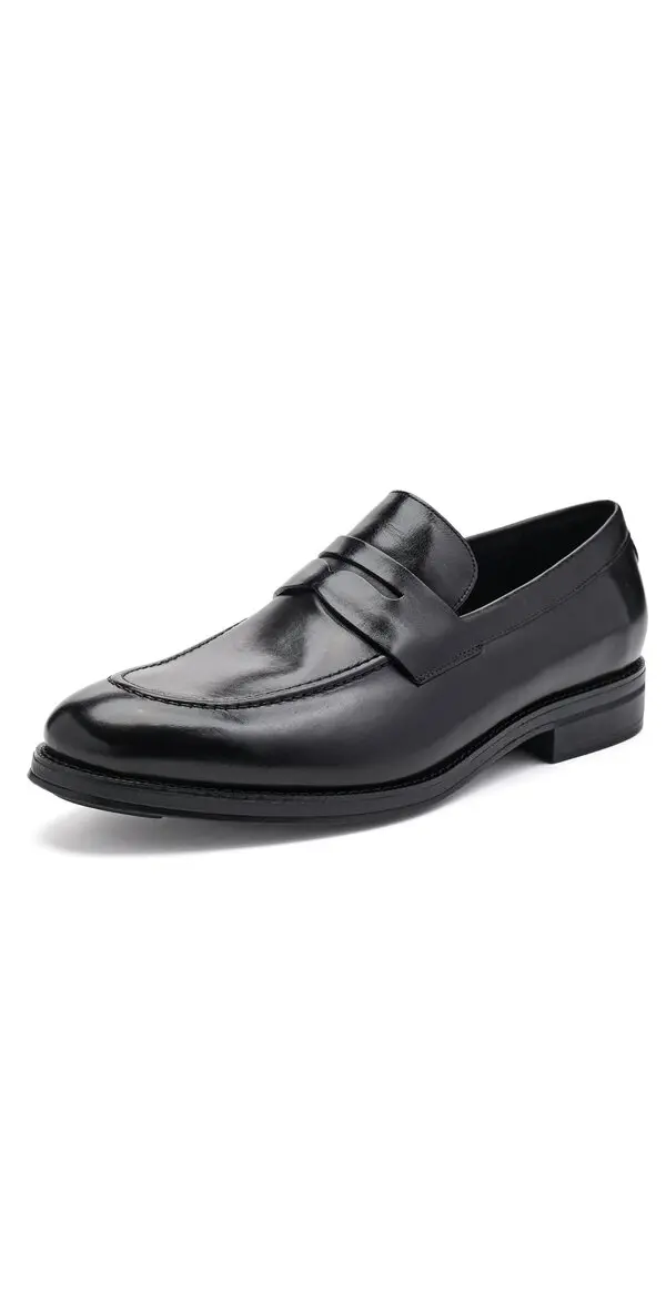 Cole Haan Ledley Grand Penny Loafers - Black / Black