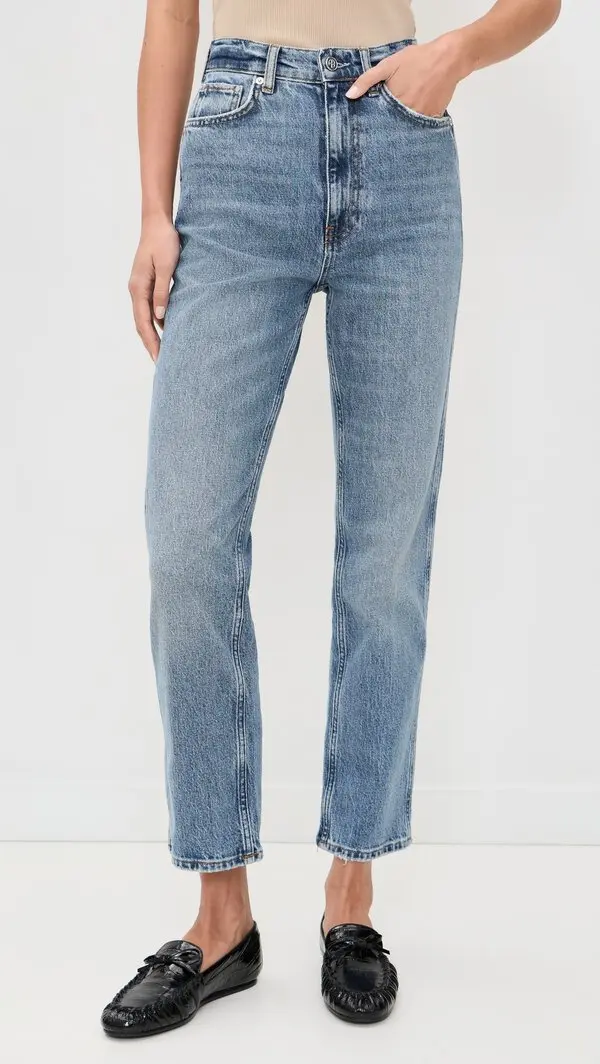 ANINE BING Jane Jeans - Cascade Blue
