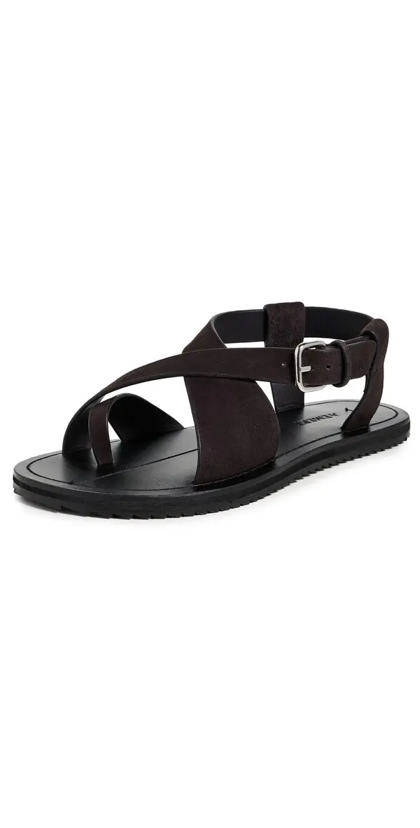 A.emery Ora Sandals - Blackberry Suede