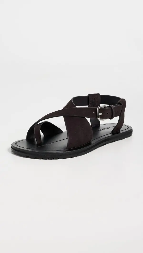 A.emery Ora Sandals - Blackberry Suede