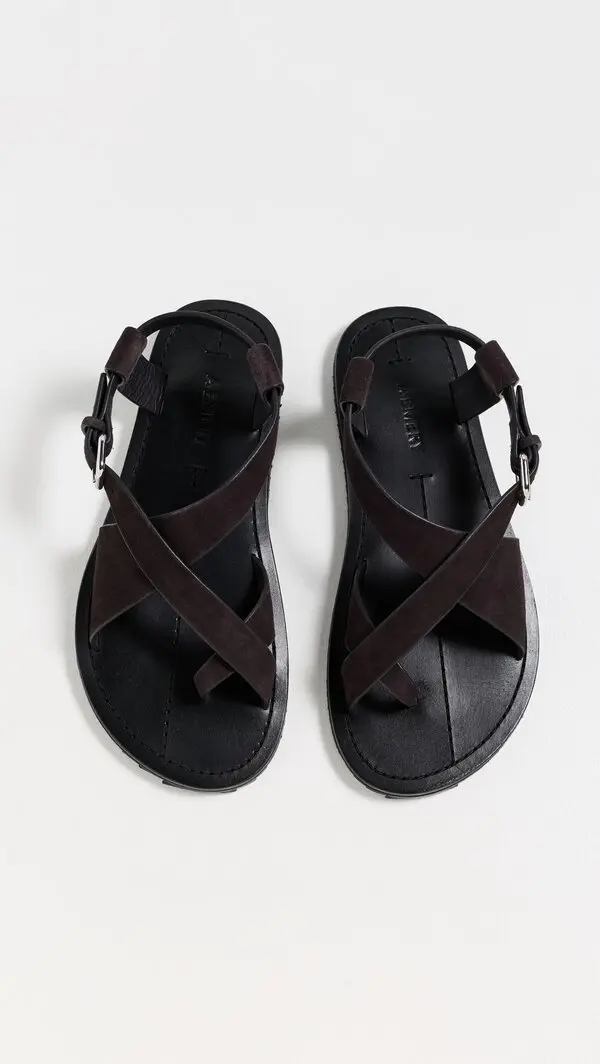 A.emery Ora Sandals - Blackberry Suede