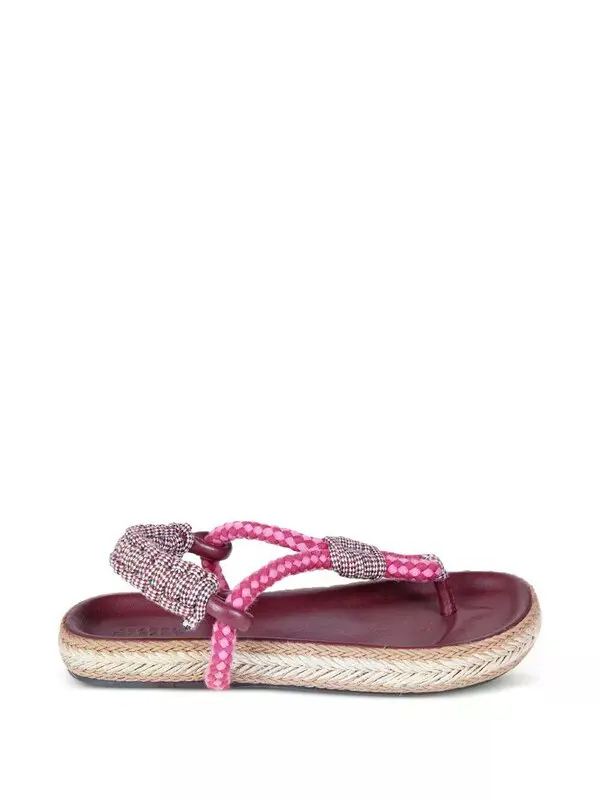 Isabel Marant Braided Flat Sandals - Pink