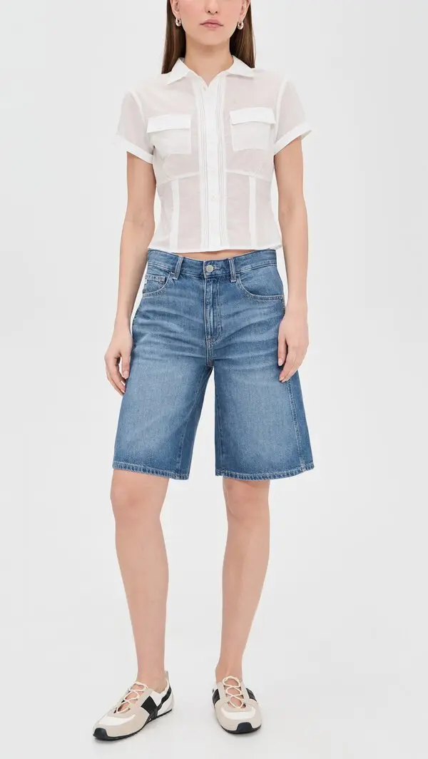Ag Thalia Bermuda Shorts - Galaxy