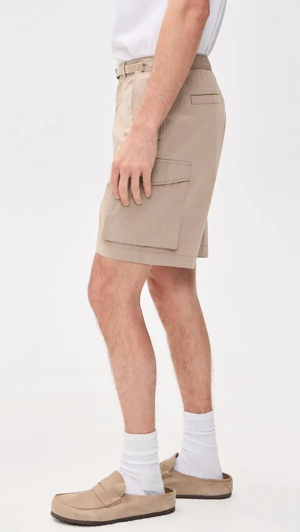 Paul Smith Belted Cargo Shorts - Tan