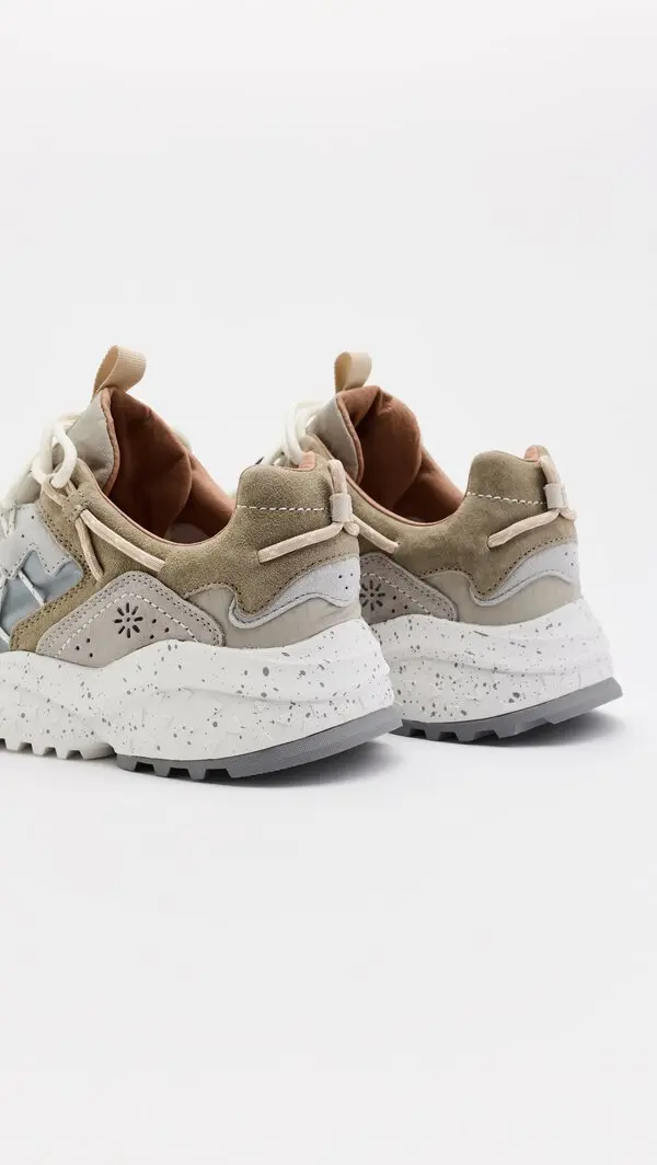 FLOWER MOUNTAIN Yamabushi Sneakers - Grey Military