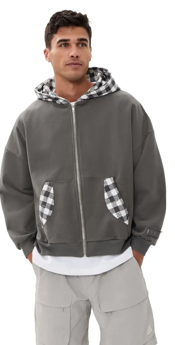 ADVISRY Shepards Zip Hoodie - Grey