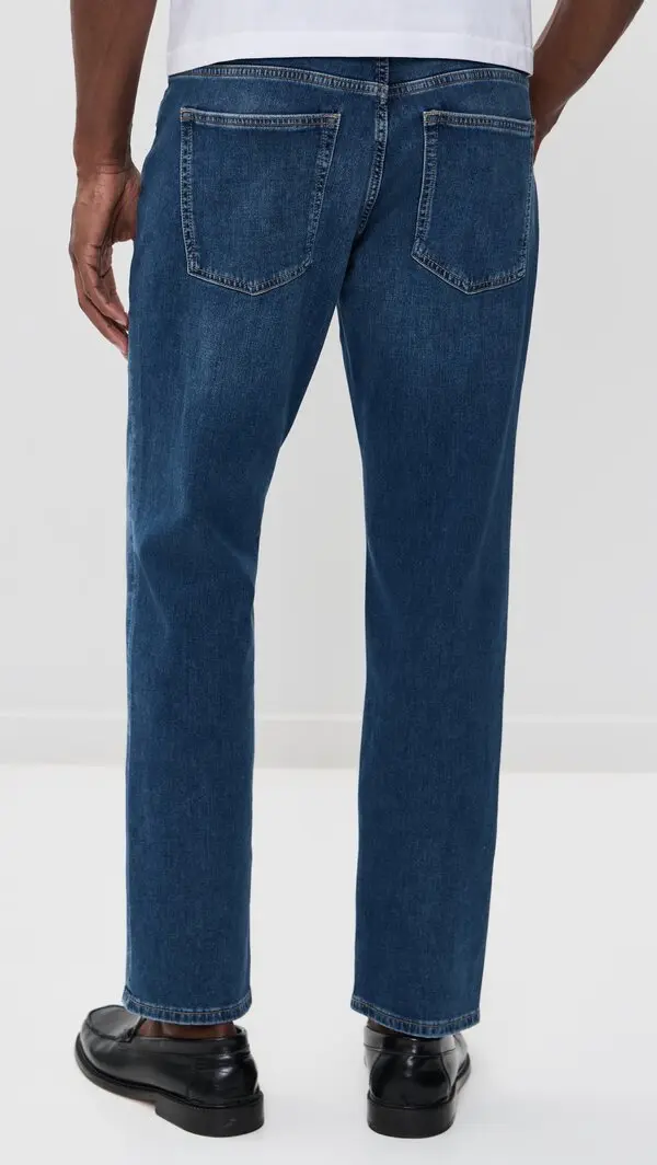 Warp + Weft Ord Straight Knit Jeans - Forget Me Not