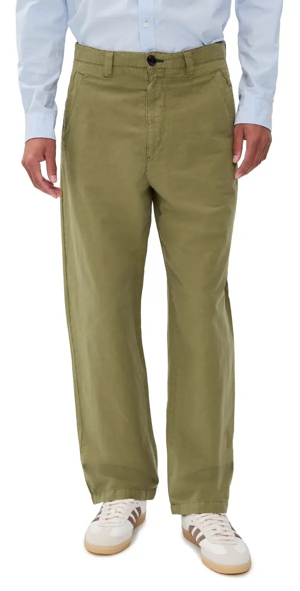 Paul Smith Workwear Chino Pants - Olive Green