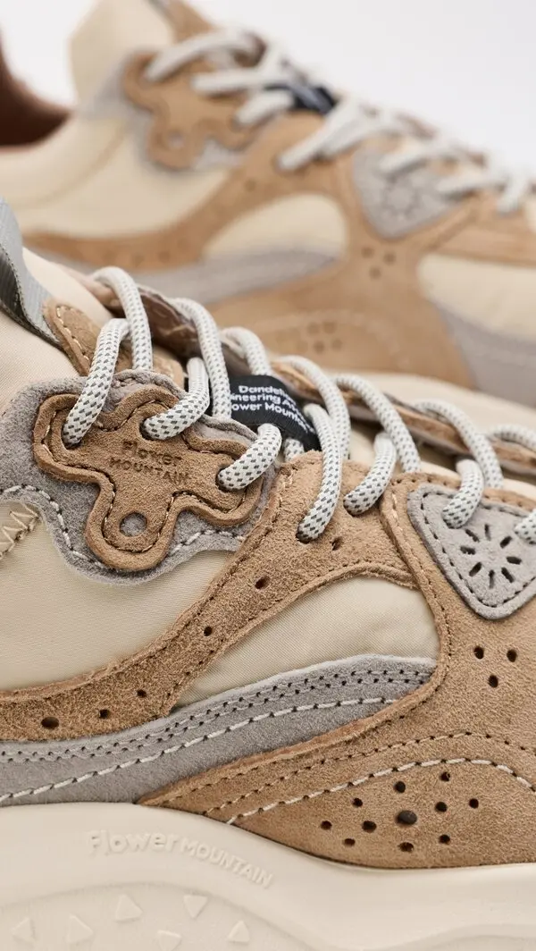 FLOWER MOUNTAIN Wave Sneakers - Beige Cream