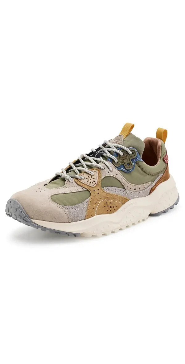 FLOWER MOUNTAIN Wave Sneakers - Taupe Khaki