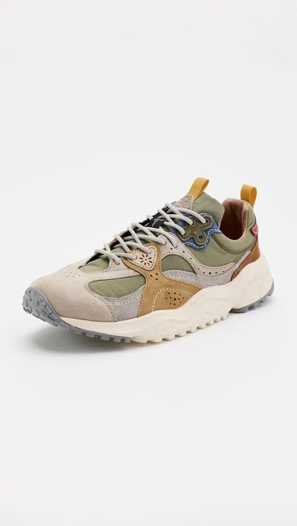 FLOWER MOUNTAIN Wave Sneakers - Taupe Khaki