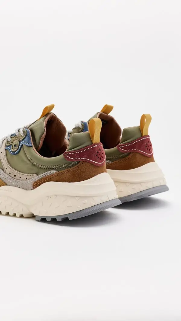 FLOWER MOUNTAIN Wave Sneakers - Taupe Khaki