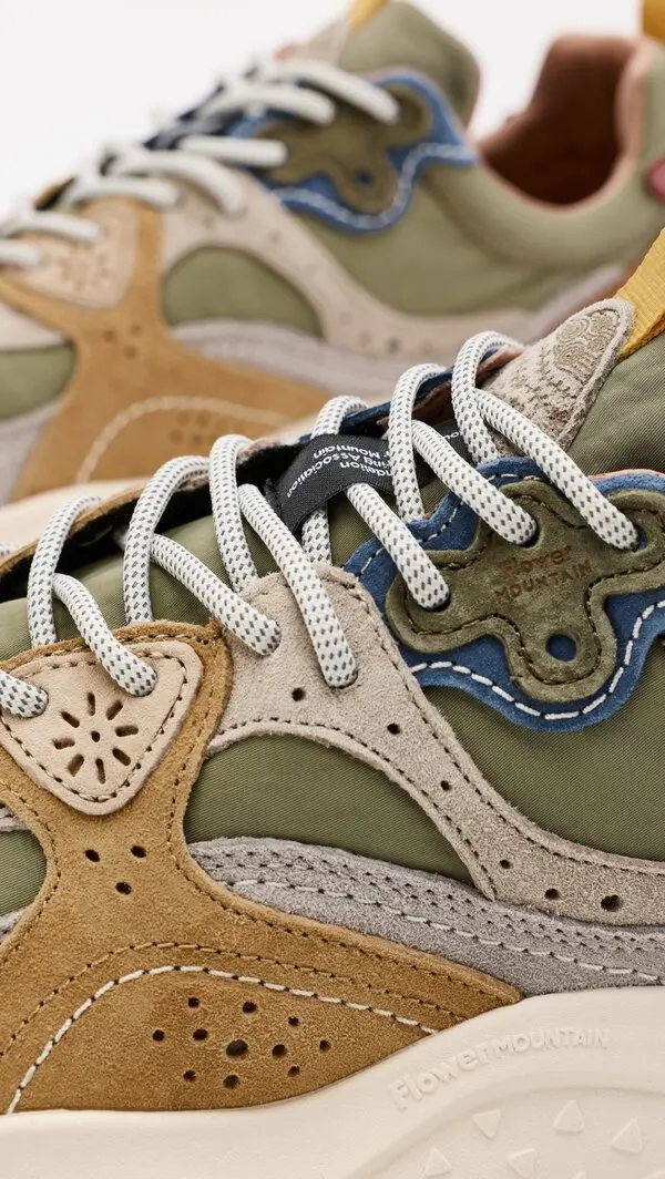 FLOWER MOUNTAIN Wave Sneakers - Taupe Khaki