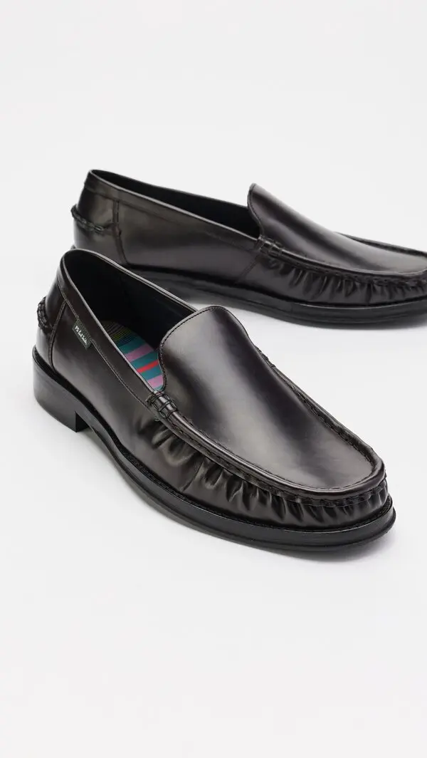 Paul Smith Leather Loafers - Black