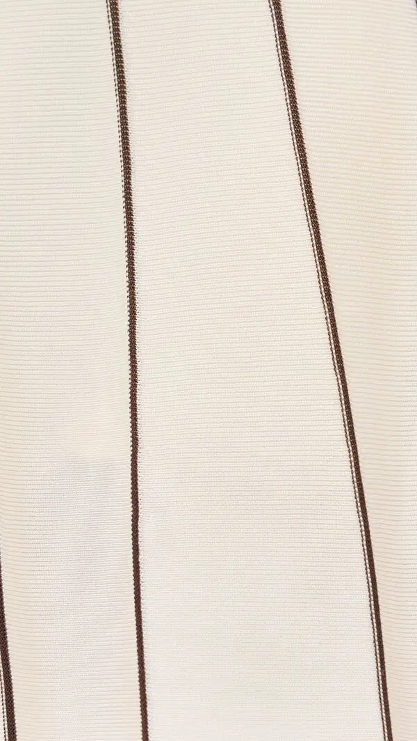 MALBON Aurora Stripe Skort - Cream