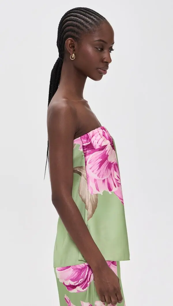 Misa Yassi Strapless Top - Large Flora