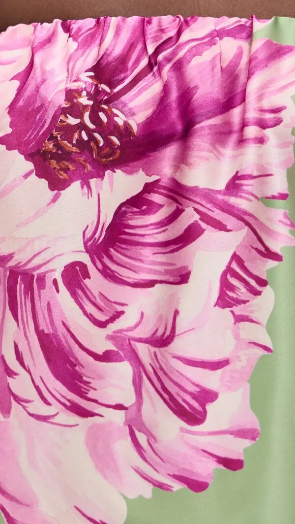Misa Yassi Strapless Top - Large Flora