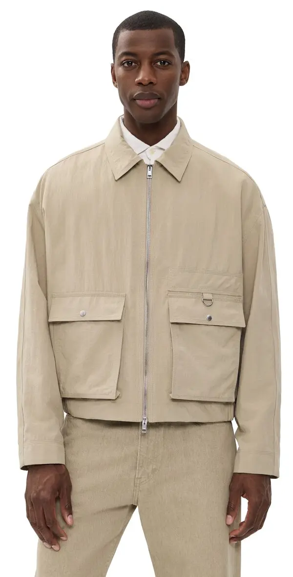 Maison Kitsuné Zipped Jacket - Tea Leaf