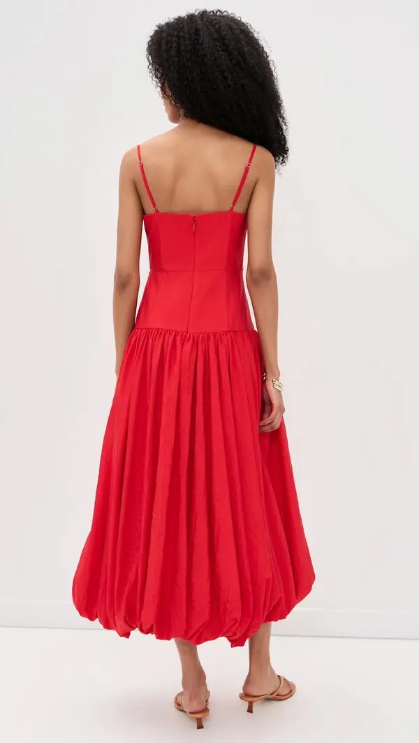 Women's Red Chiffon Dresses | Editorialist