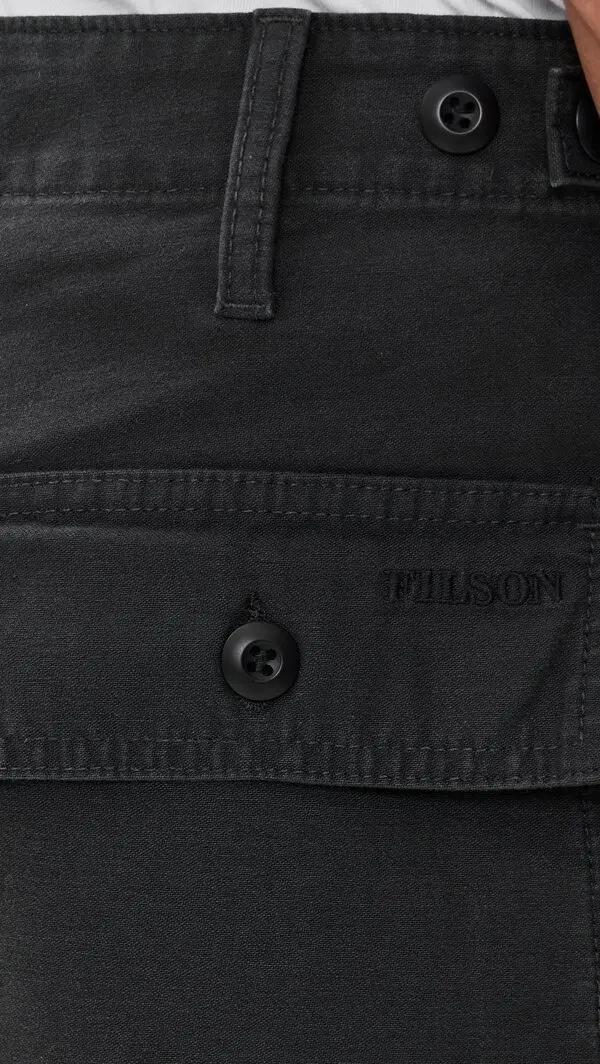 Filson Field Supply Pants - Washed Faded Black