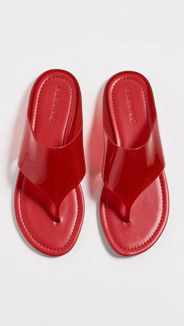 Farm Rio Jelly Flat Thong Sandals