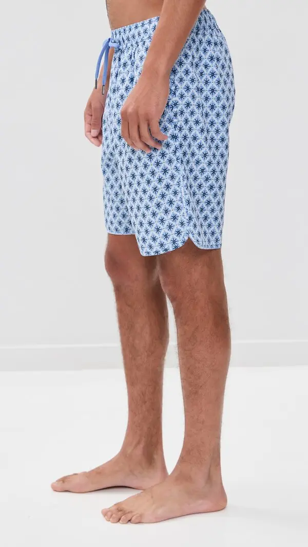 FAIR HARBOR Anchor Printed Swim Trunks - Star Mosaic