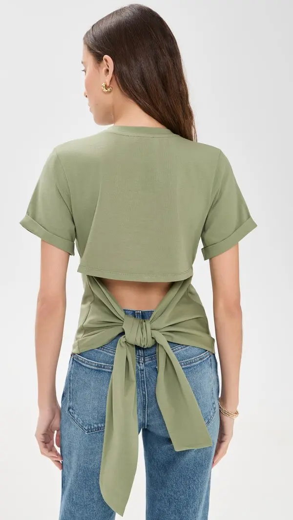 Ba&sh Blanca T-shirt - Kaki