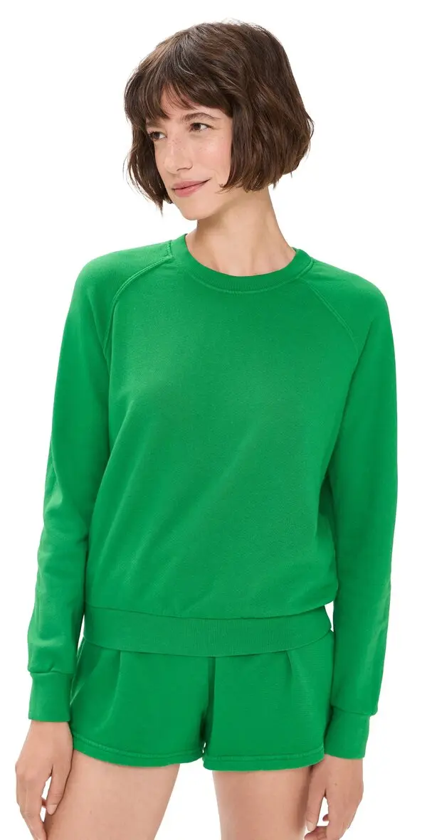 PERFECTWHITETEE French Terry Crewneck Sweatshirt - Grass
