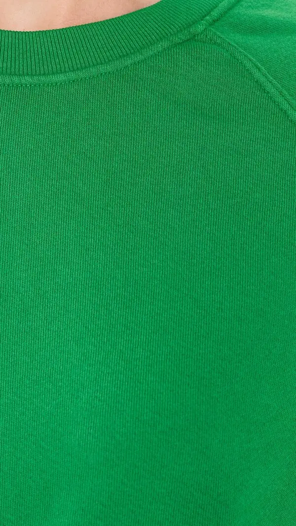 PERFECTWHITETEE French Terry Crewneck Sweatshirt - Grass