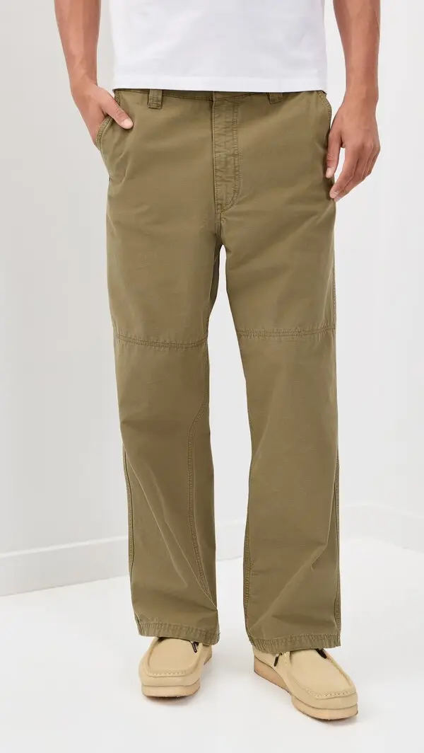 JEANERICA Genua Plie Straight Loose Leg Chino Trousers