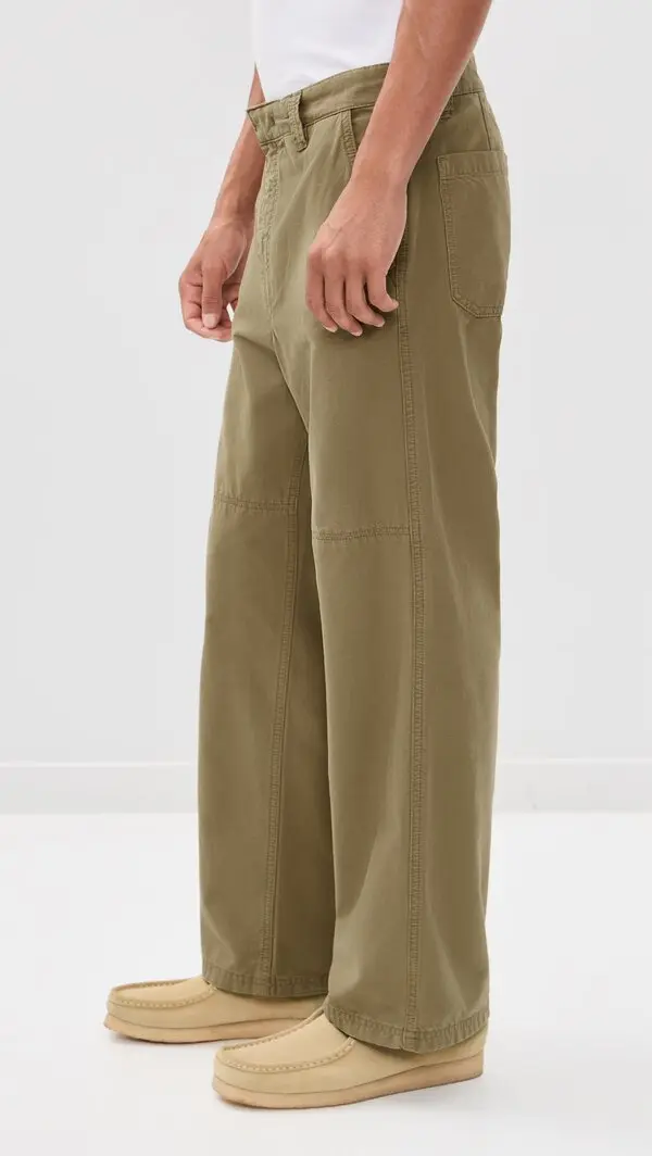 JEANERICA Genua Plie Straight Loose Leg Chino Trousers