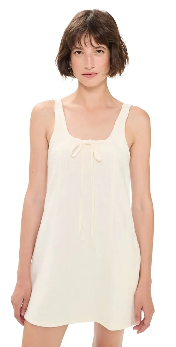 Blanknyc Shift Mini Dress - Chalk Mark (cream)