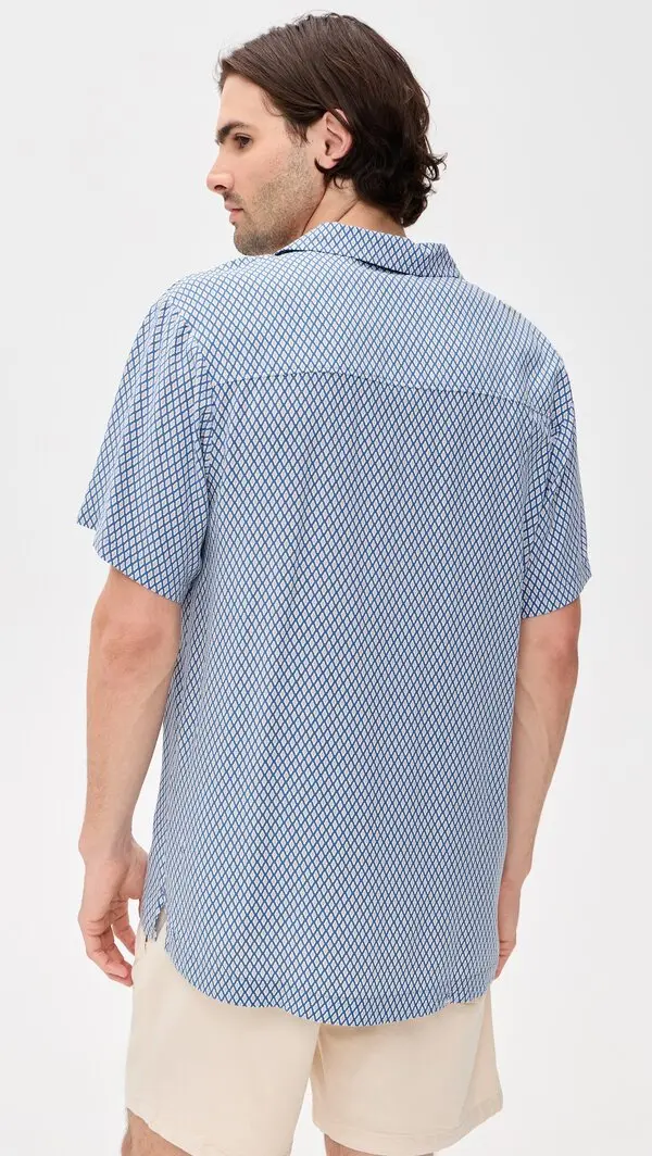 BOSS Beach Shirt - Open Blue
