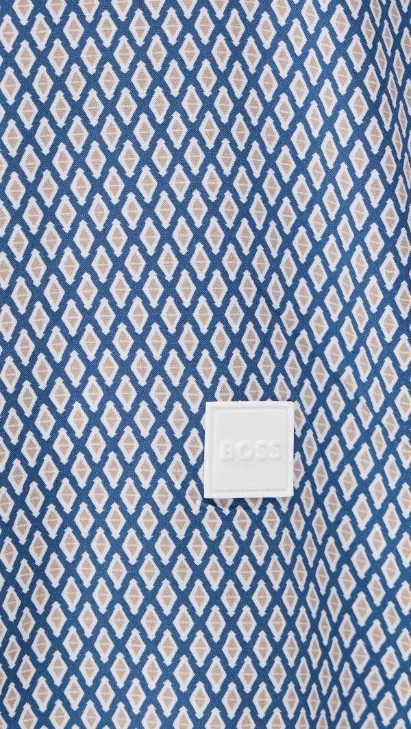 BOSS Beach Shirt - Open Blue