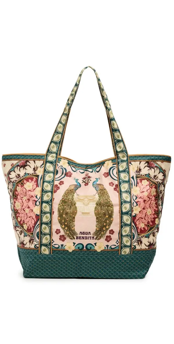 Agua Bendita Ace Plume Tote Bag - Multi