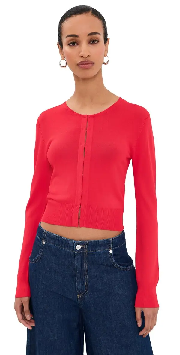 Brandon Maxwell Ellery Viscose Shrunken Cardigan