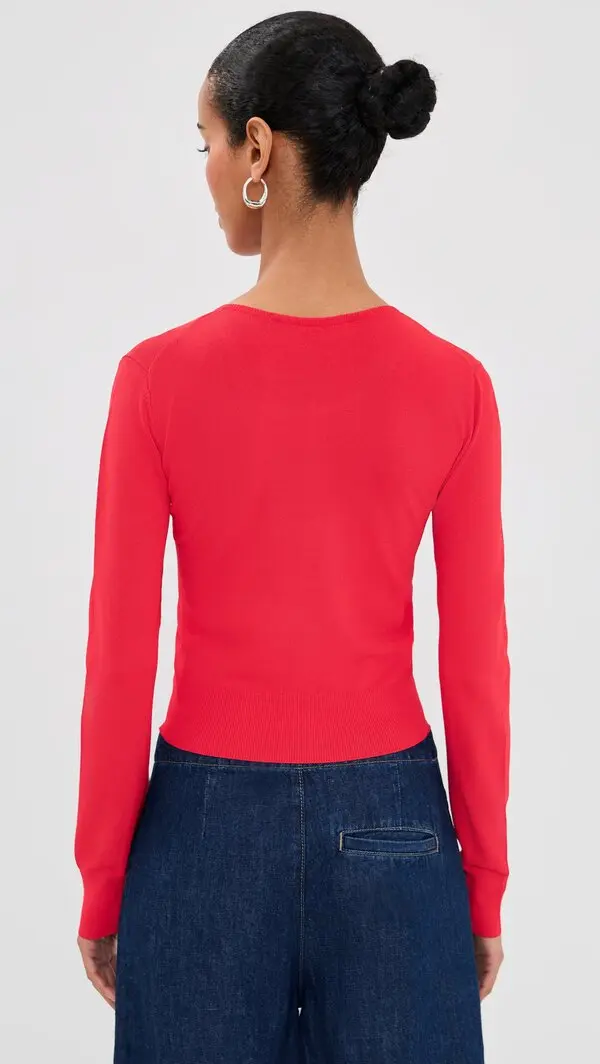 Brandon Maxwell Ellery Viscose Shrunken Cardigan