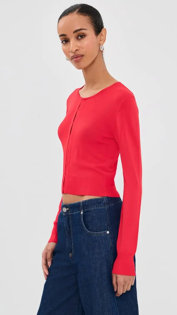 Brandon Maxwell Ellery Viscose Shrunken Cardigan