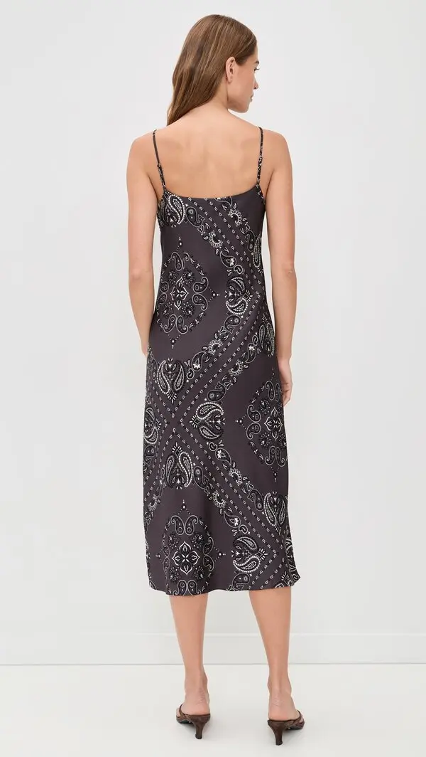 Madewell Cami Maxi Slip Dress In Bandana Print