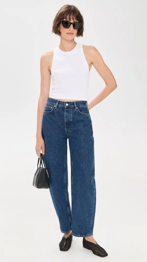ANINE BING Fritz Jeans - Clean Indigo