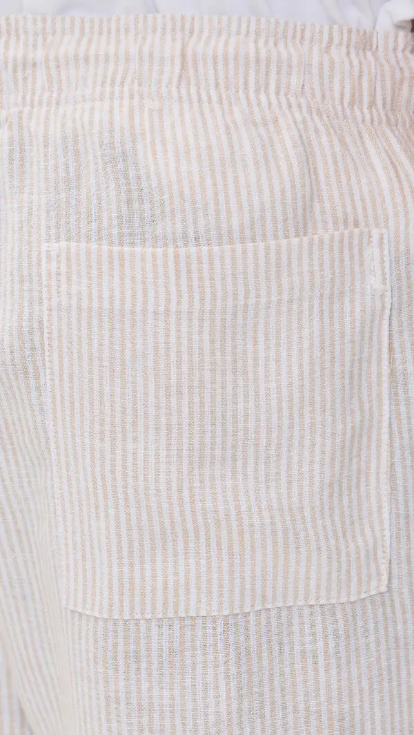 Onia Classic Pull-on Linen Shorts - Sand