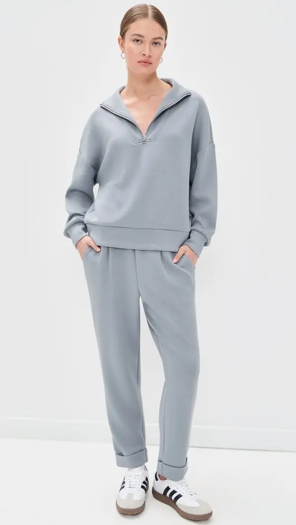 Varley Rolled Cuff Pants - Wind Blue