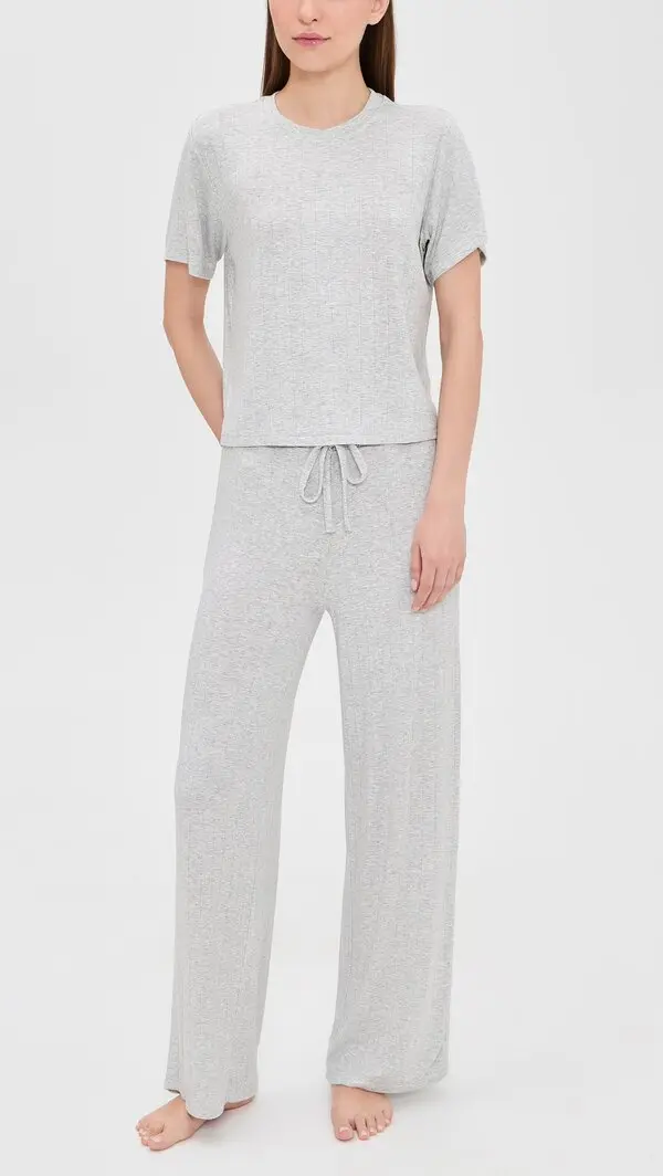 Honeydew Intimates Luxe Modal Tee And Pants Set