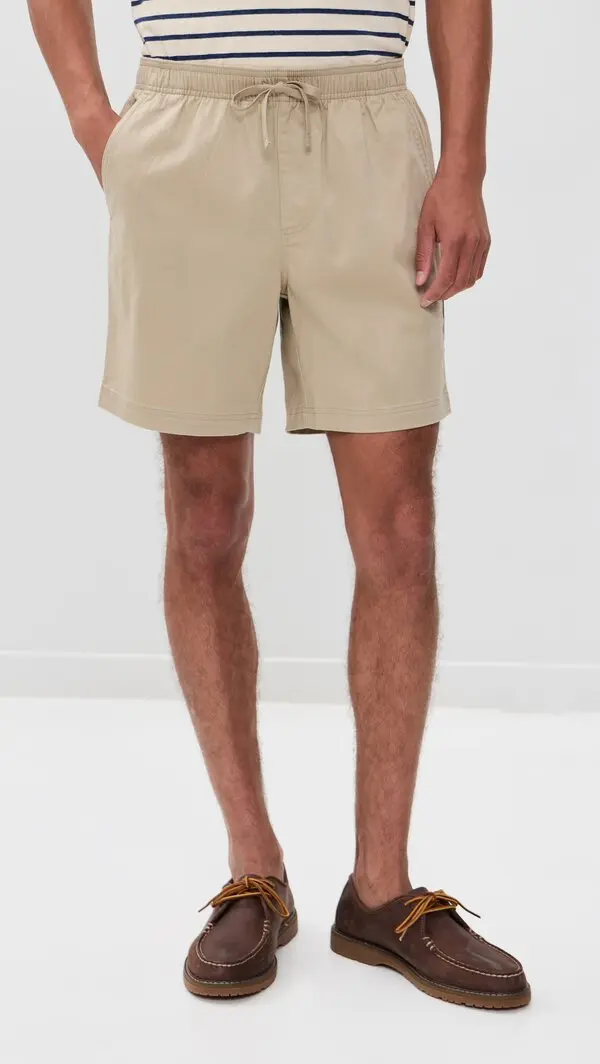 FAIR HARBOR Horizon Pull-on Shorts - Sand