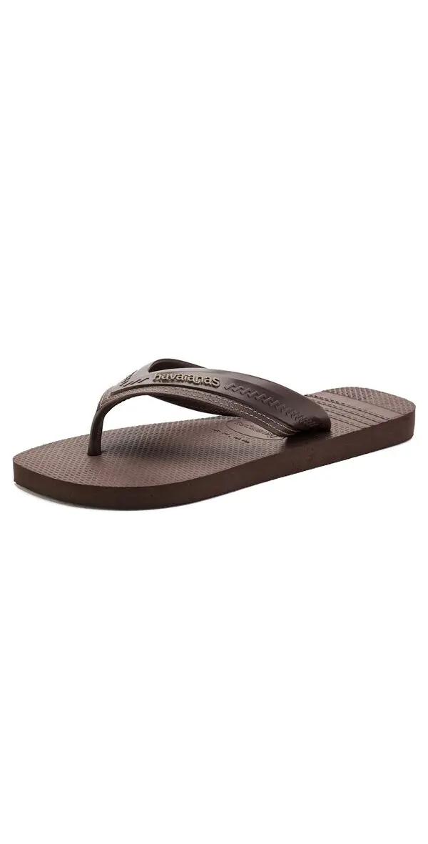 Havaianas Hybrid Be Sandals - Dark Brown/dark Brown