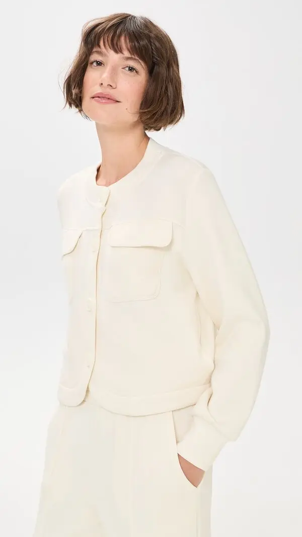 Varley Hartwell Button Through Sweat Jacket