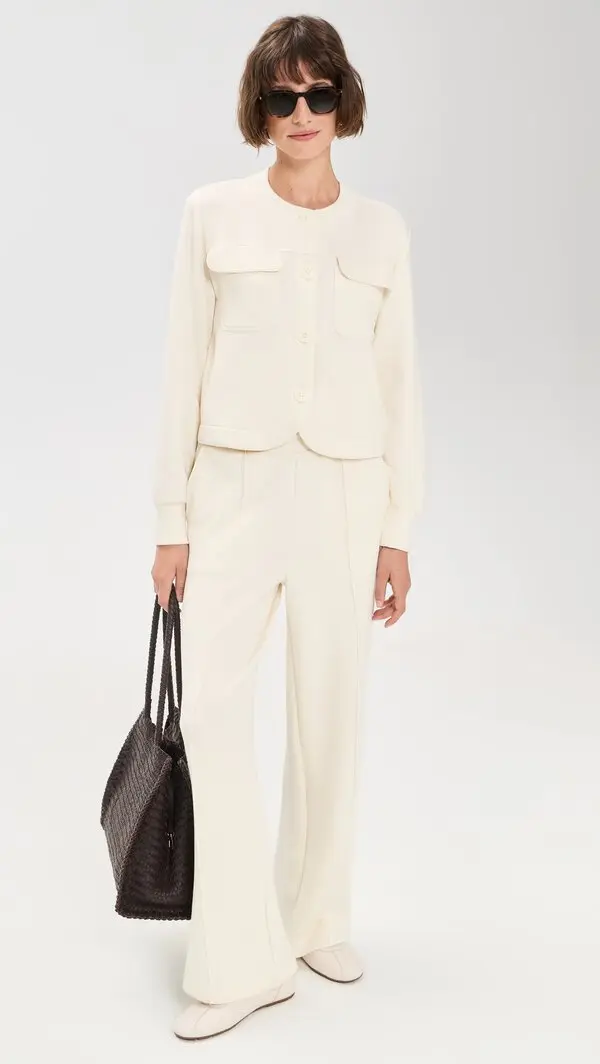 Varley Hartwell Button Through Sweat Jacket