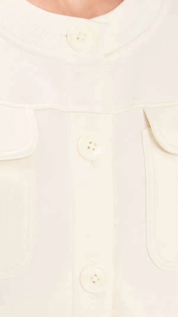 Varley Hartwell Button Through Sweat Jacket