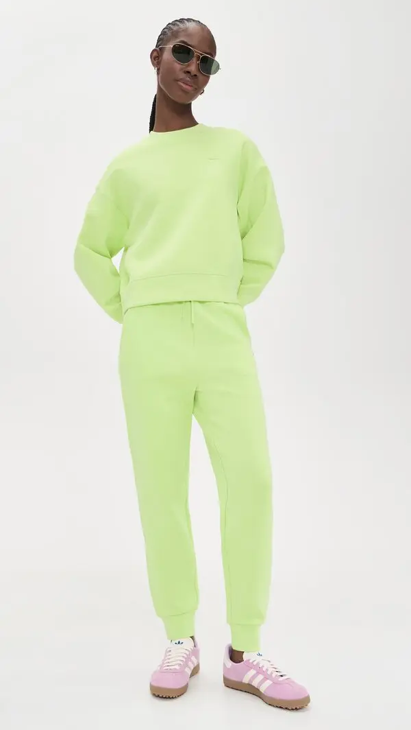 Lacoste Cotton Jersey Sweatpants - Lime Green